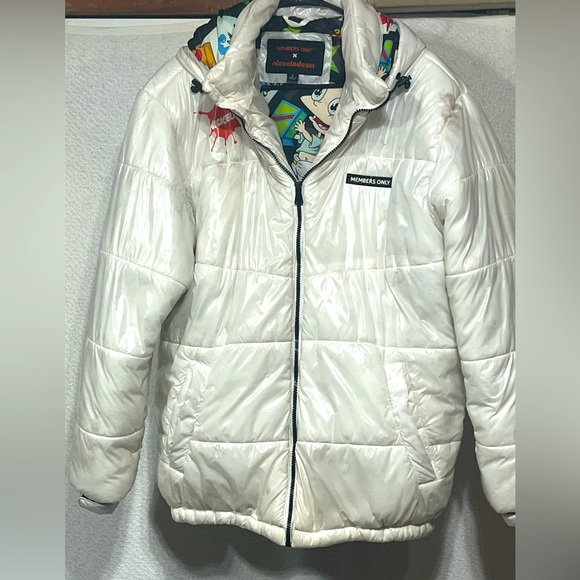Members Only | Jackets & Coats | Nickelodeon Rugrats White Puffer ...